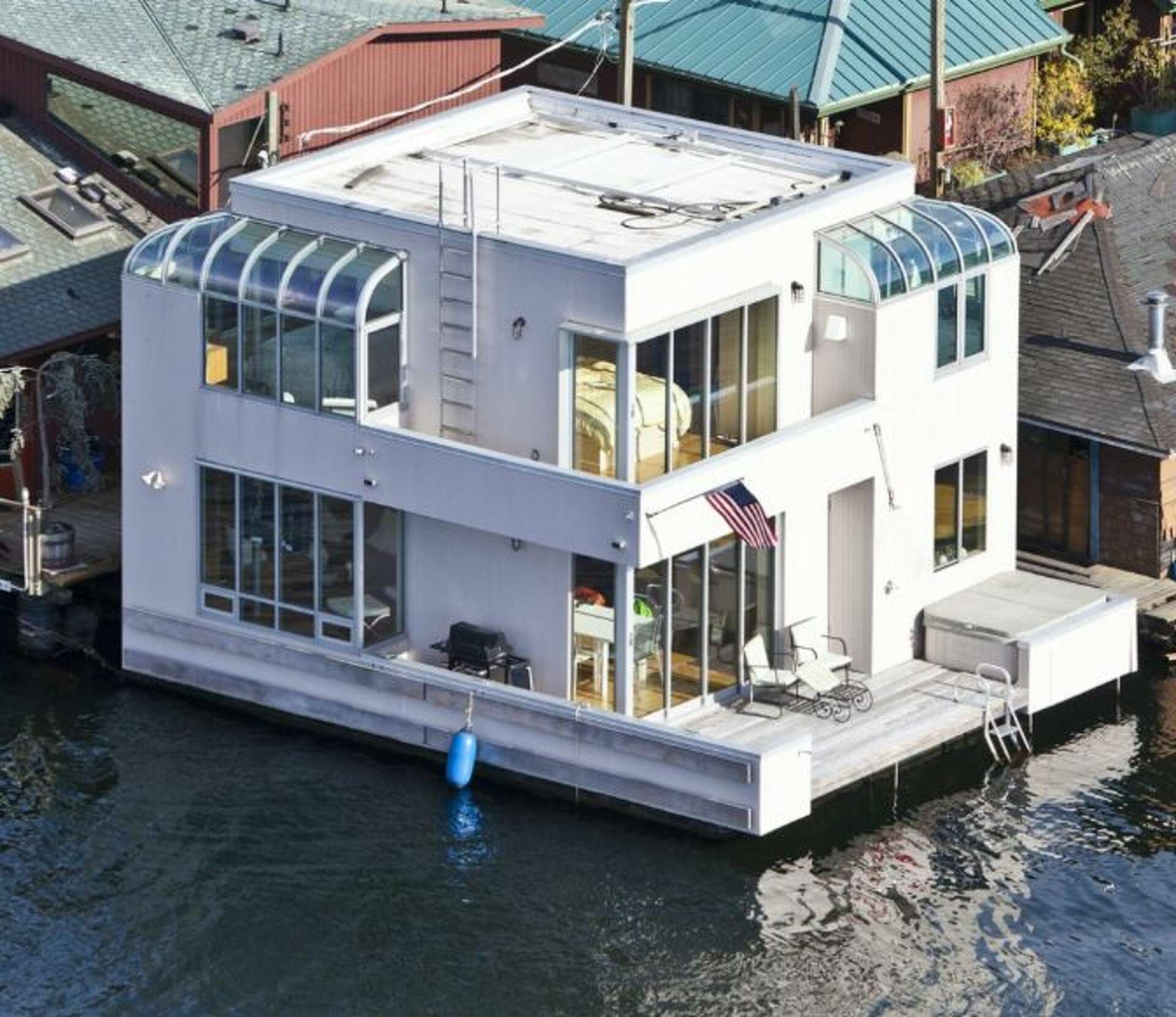 Jim Olson-designed floating home celebrates life on the water