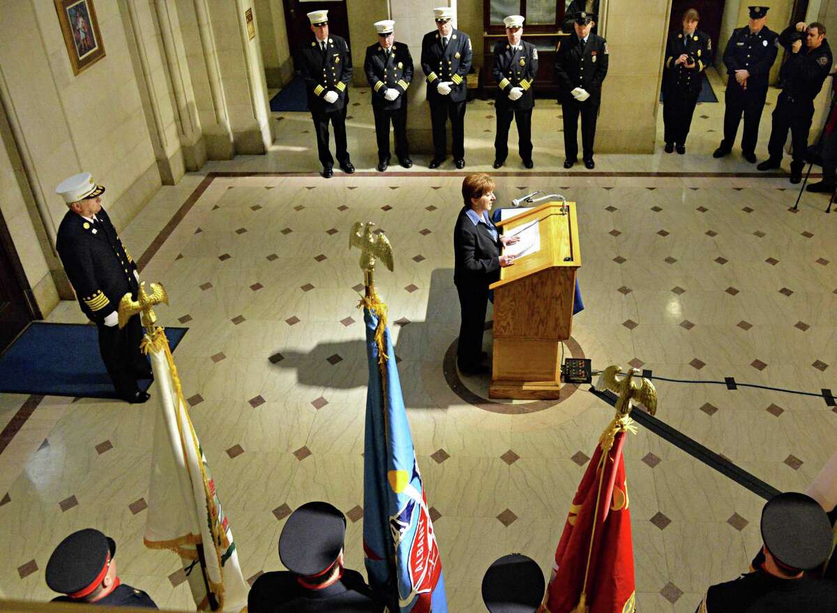 Photos: New Albany fire chief sworn in