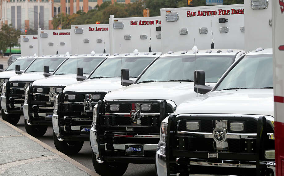 A new fleet of ambulances for the San Antonio Fire Department - San ...