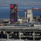 Big, bold mural adds zip to Bayview waterfront - SFGate