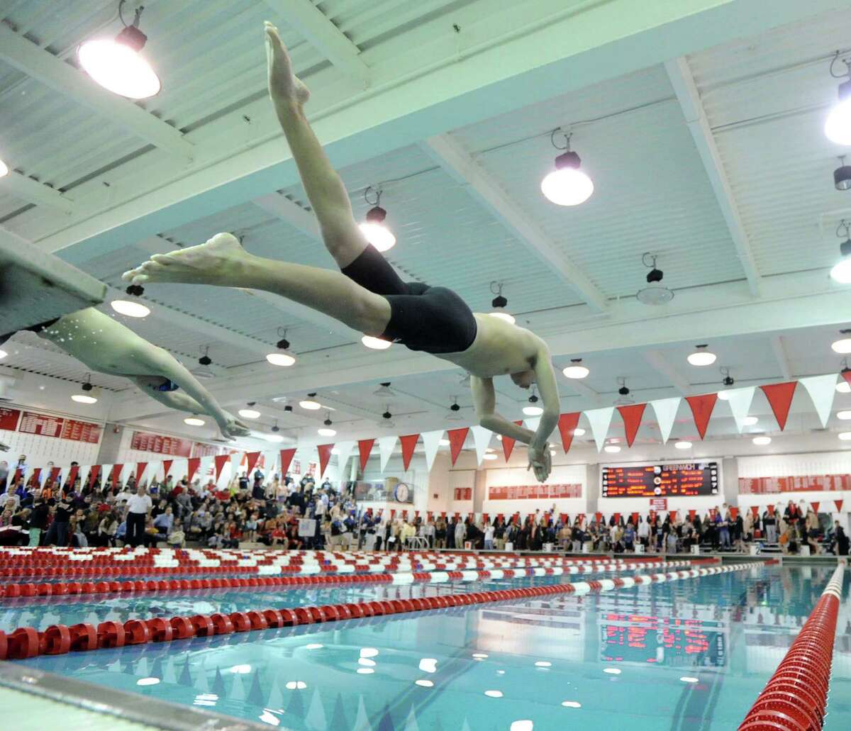 Greenwich boys swim team wins 43rd FCIAC title in 44 years