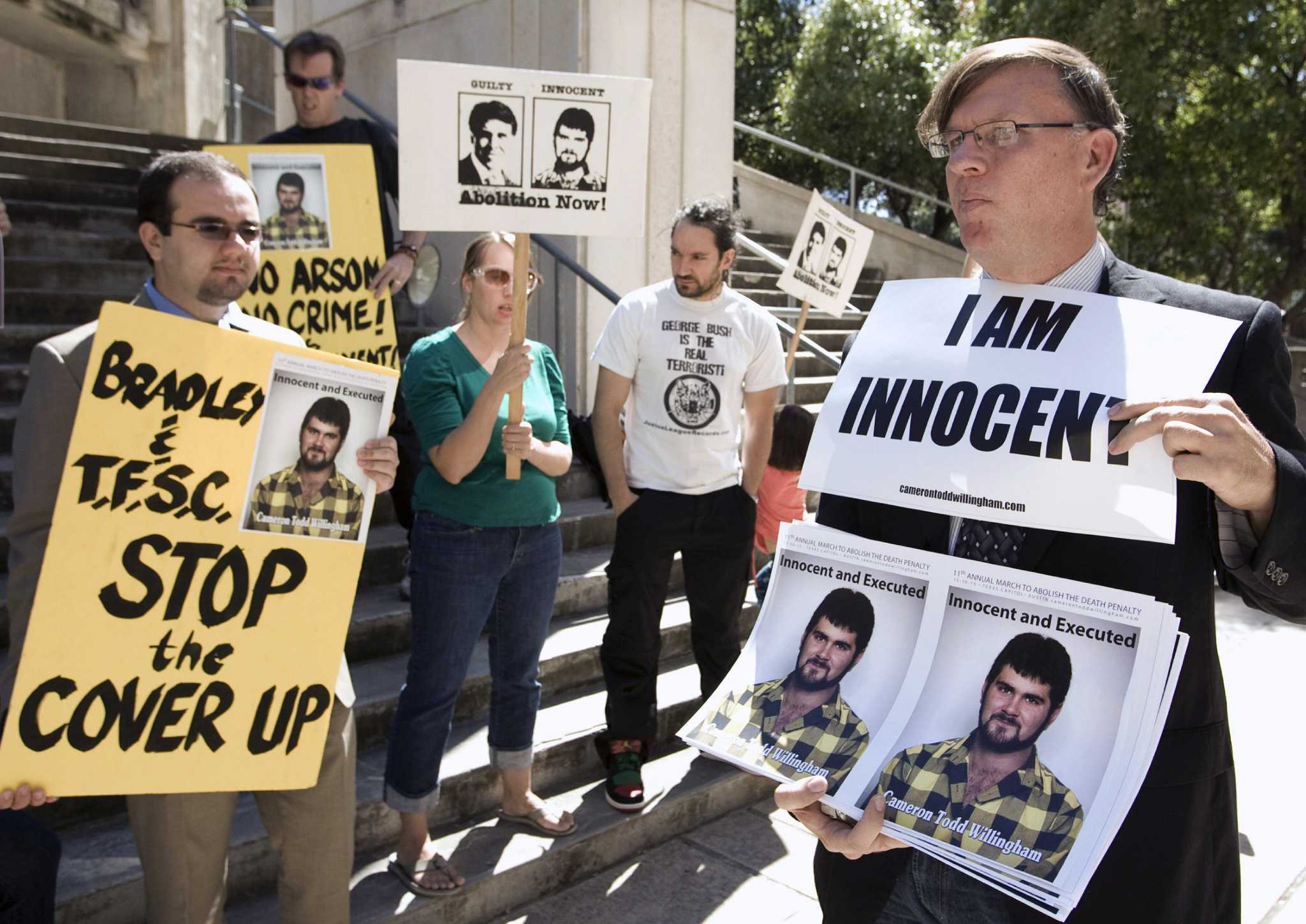 Group says new evidence in Texas arson-murder case