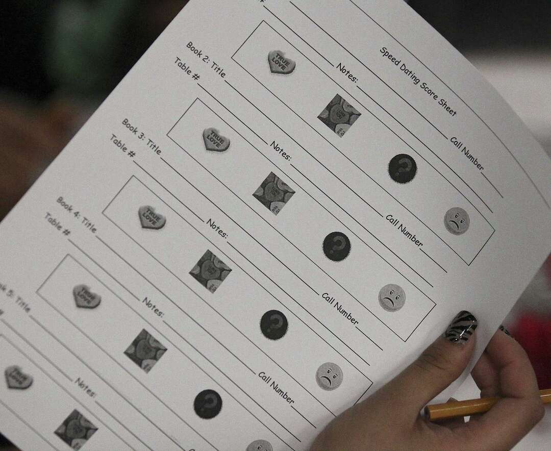 Students open up to books with 'speed dating'