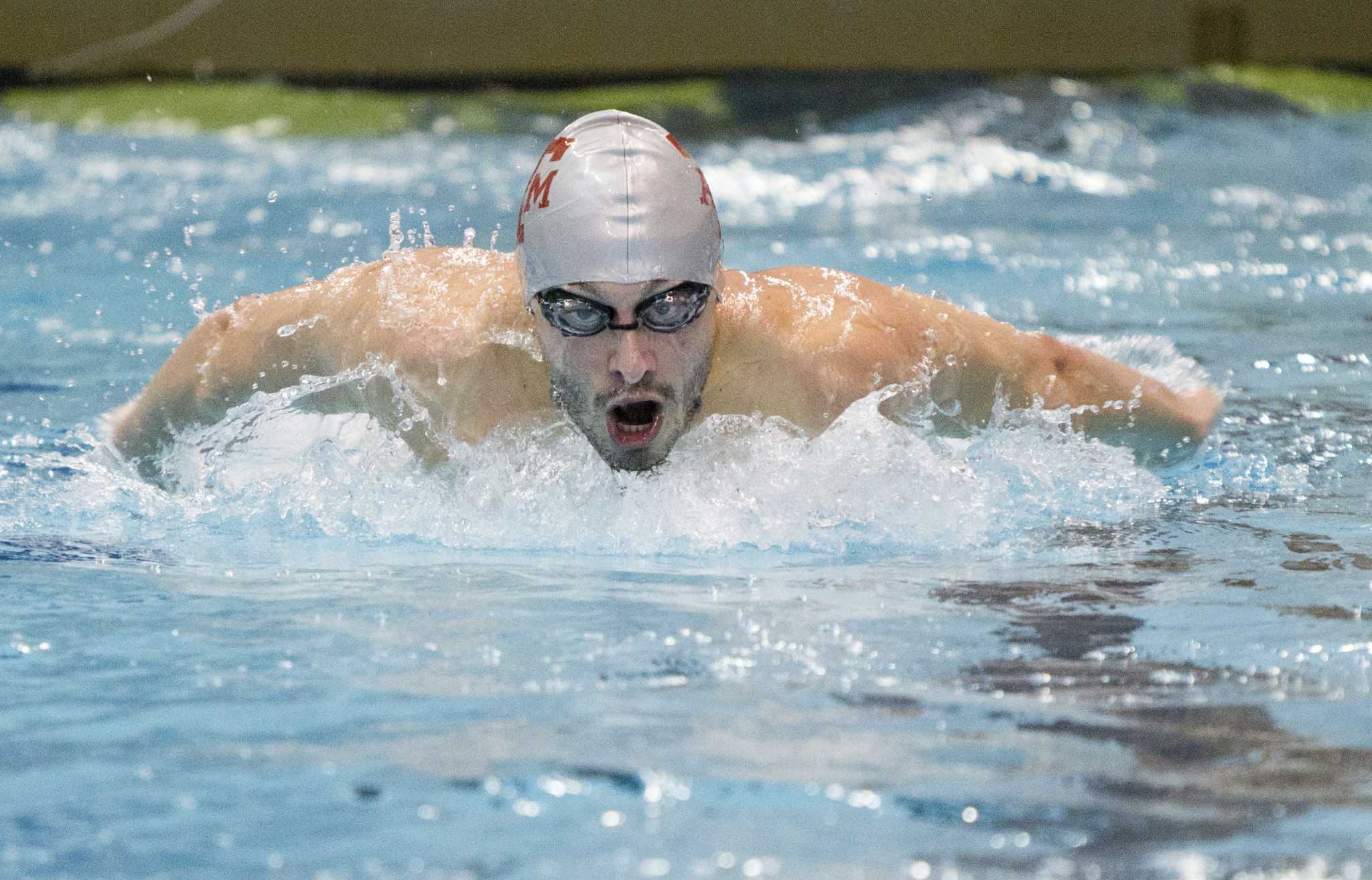 Former Reagan swimmer makes splash in two countries