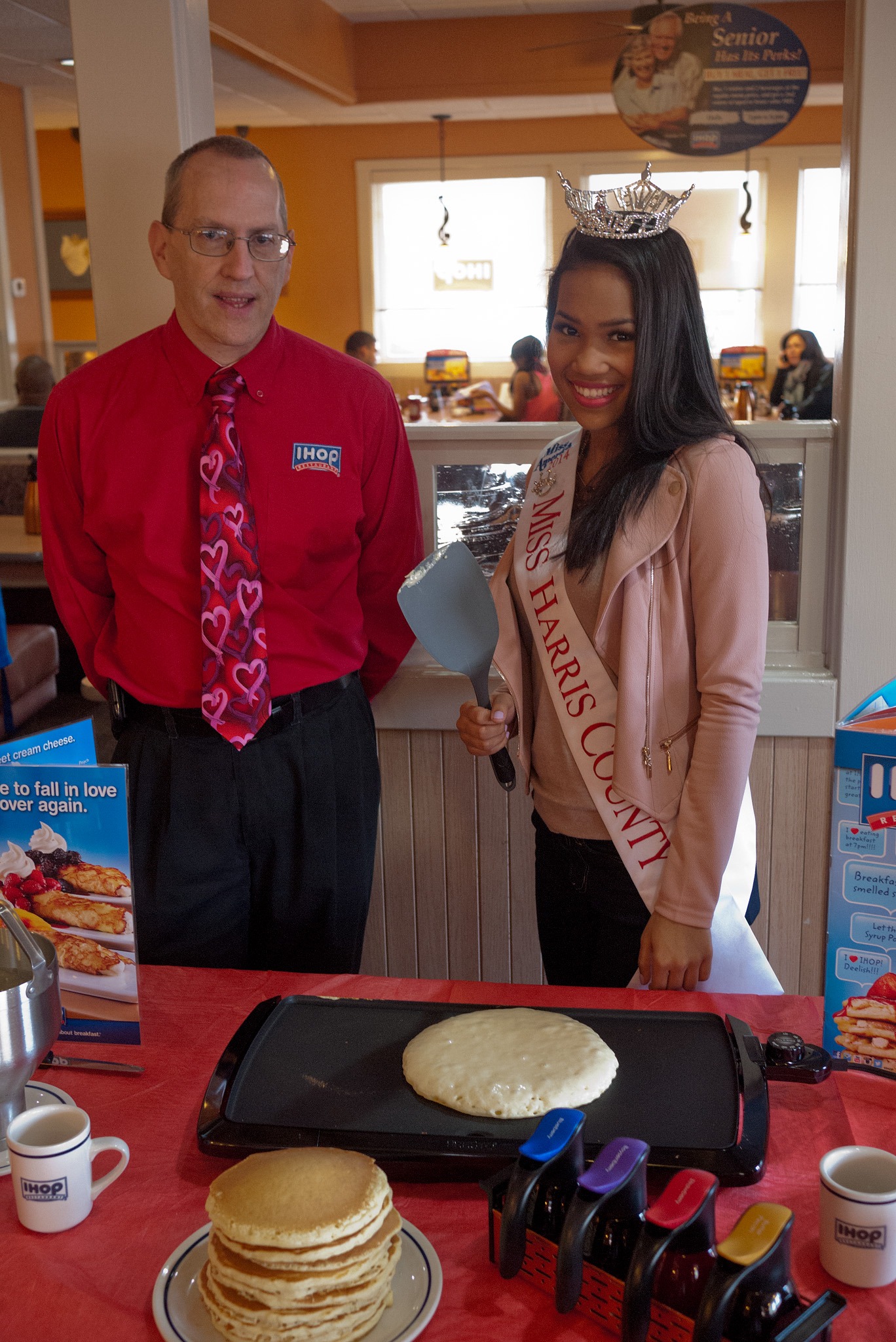 Fire didn't foil pageant contestant's desire to win