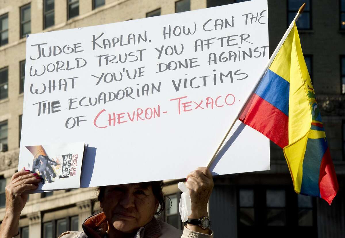 $9.5 billion ruling against Chevron was corrupt, judge says