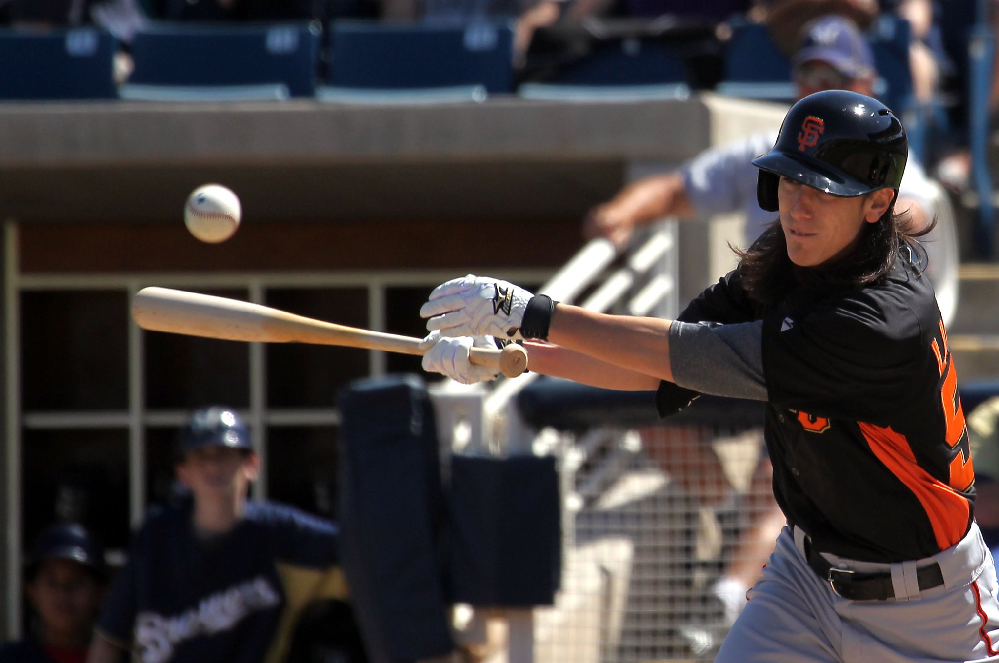 Giants' pitchers hoping to get into their swings more often