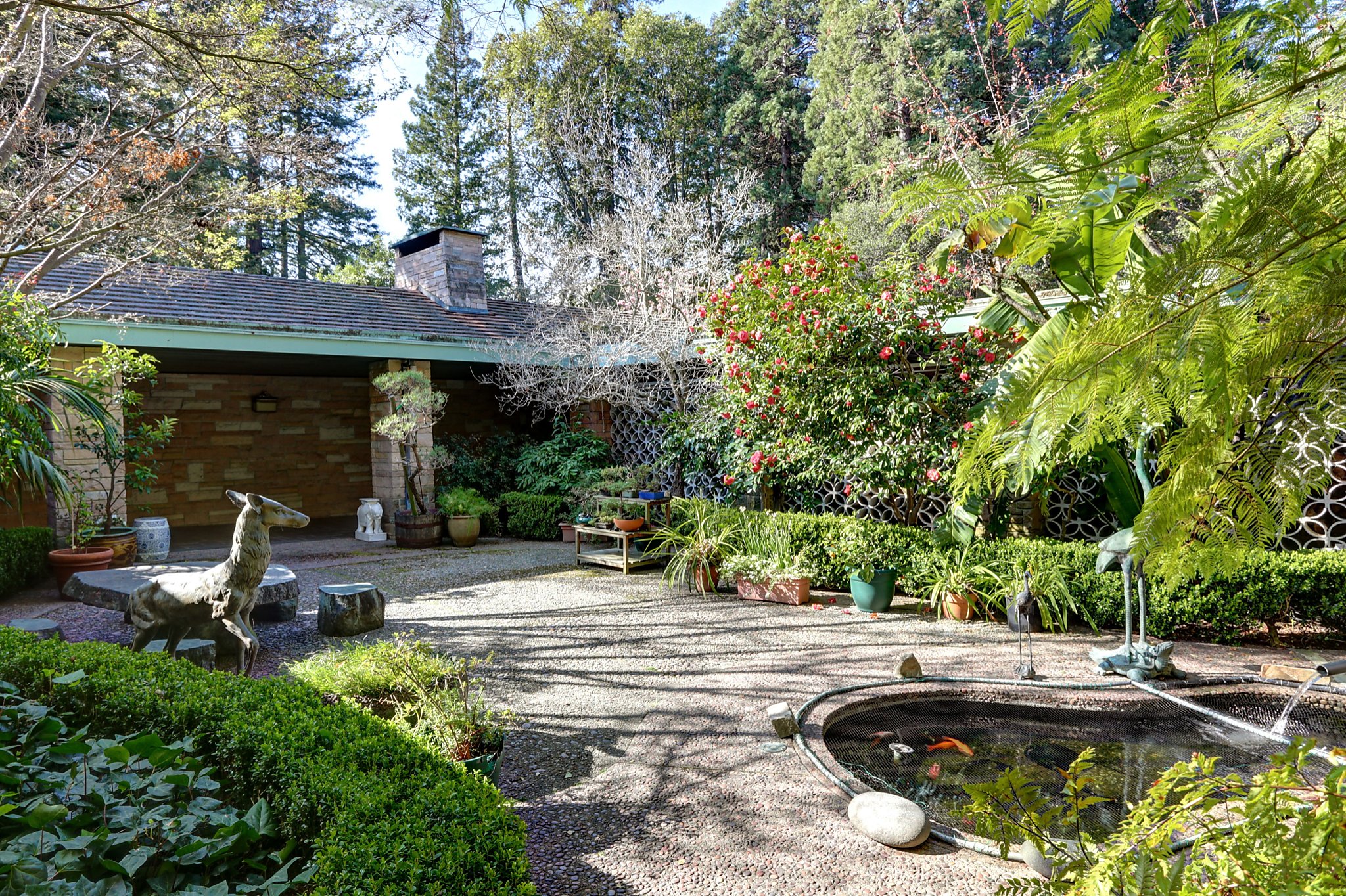 Lavish Piedmont home secluded in nature