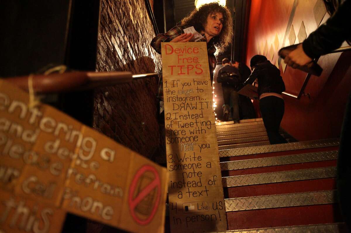 Party begins when adults surrender cell phones at Unplug SF