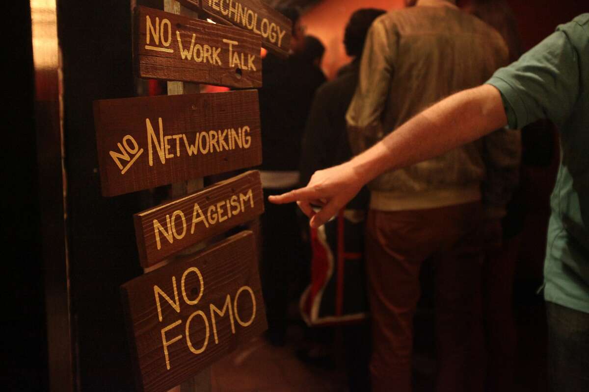 Party begins when adults surrender cell phones at Unplug SF