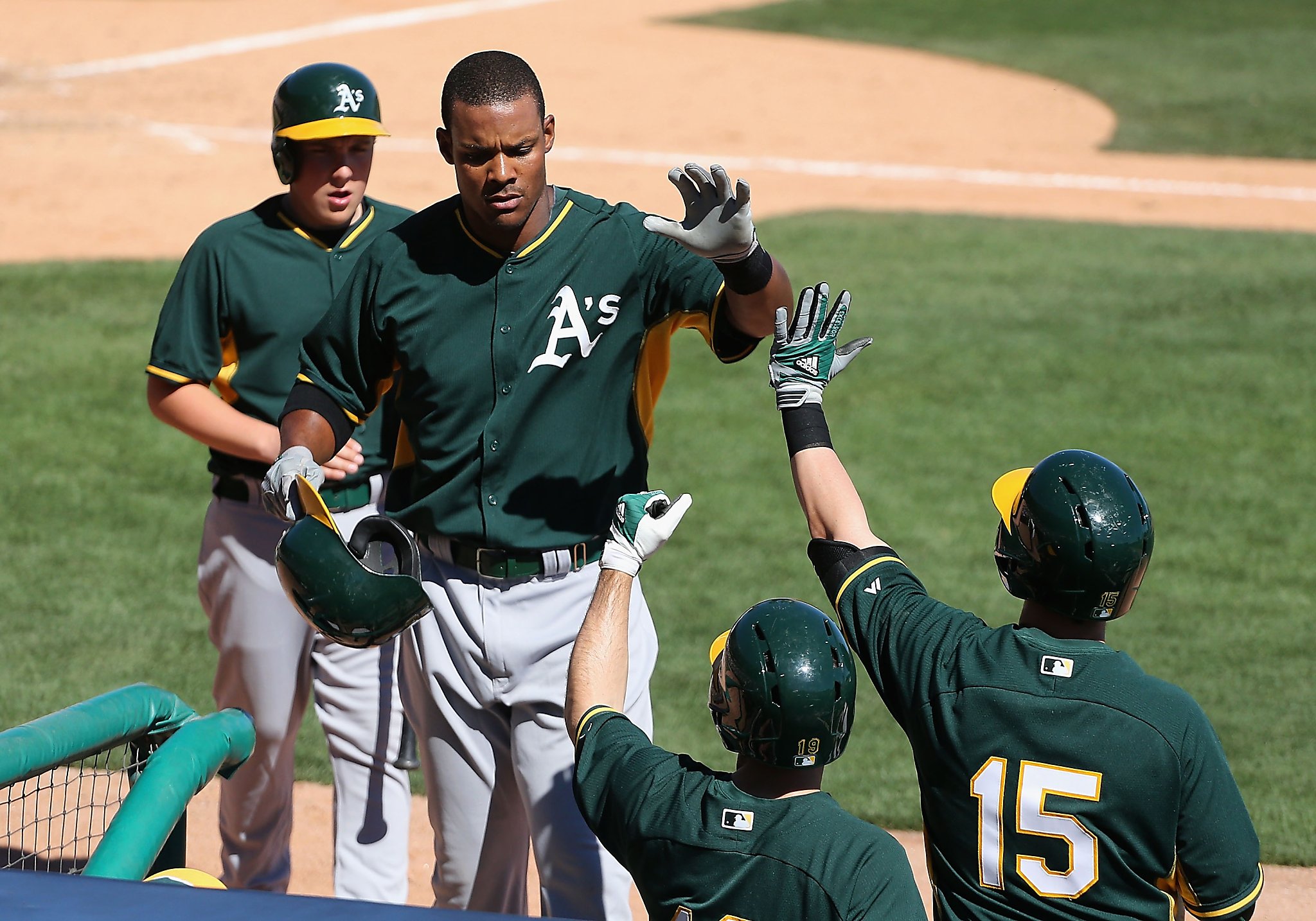A's prospect Michael Taylor relaxed, playing better