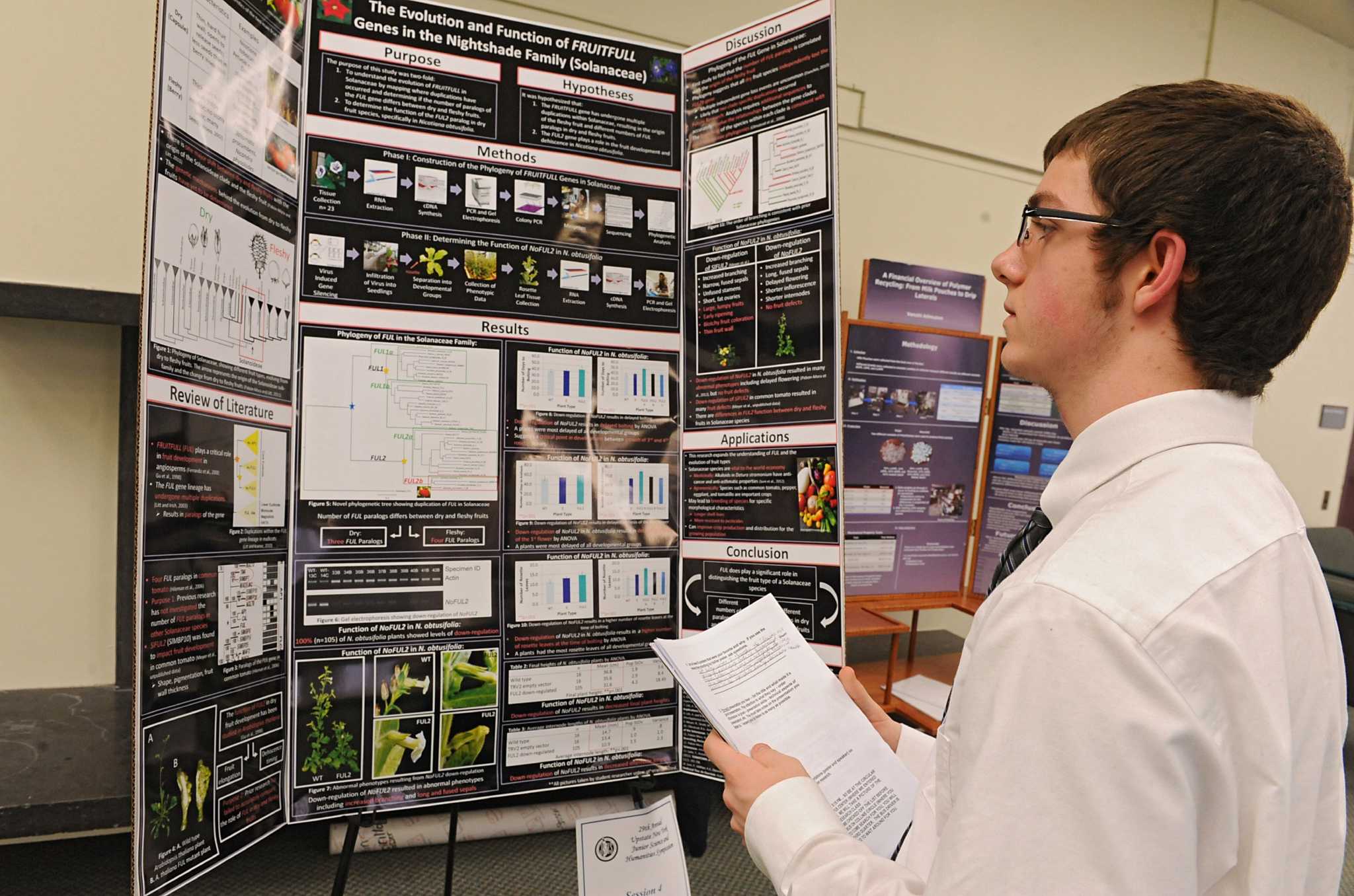 Students present research work