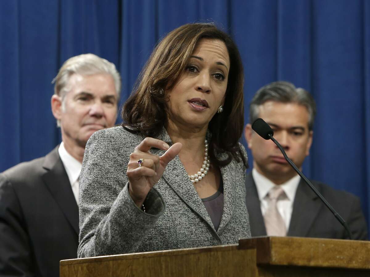 California Attorney General Kamala Harris engaged