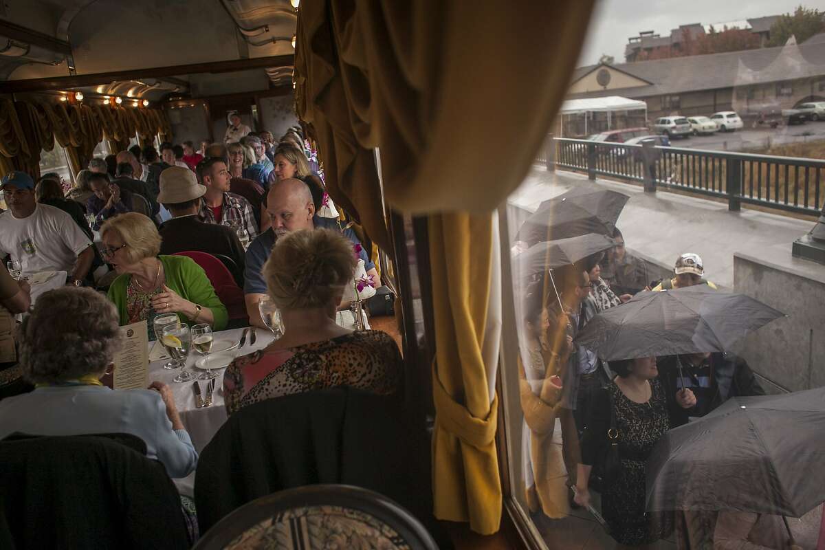 Castello di Amorosa wine train excursion fit for a king