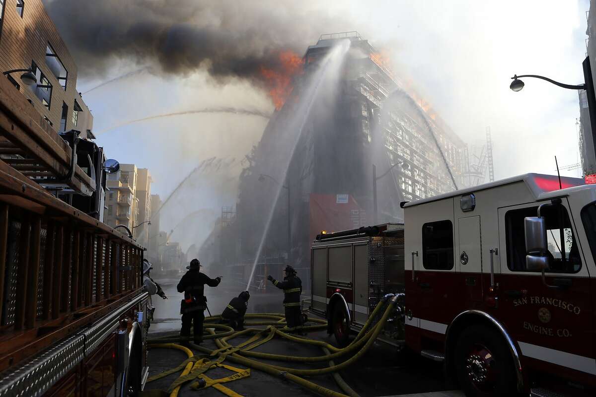 Huge San Francisco fire destroys six-story apartment project