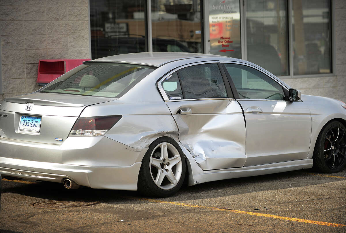 Several cars hit at AutoZone