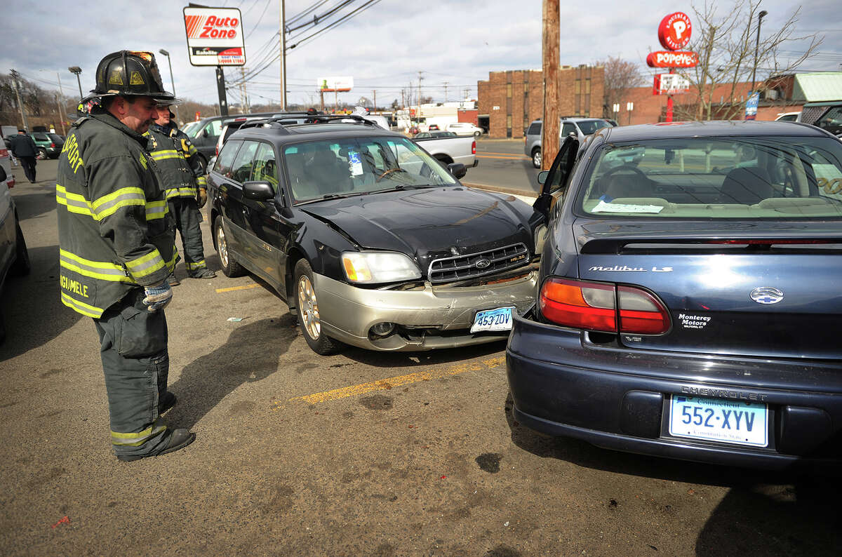 Several cars hit at AutoZone