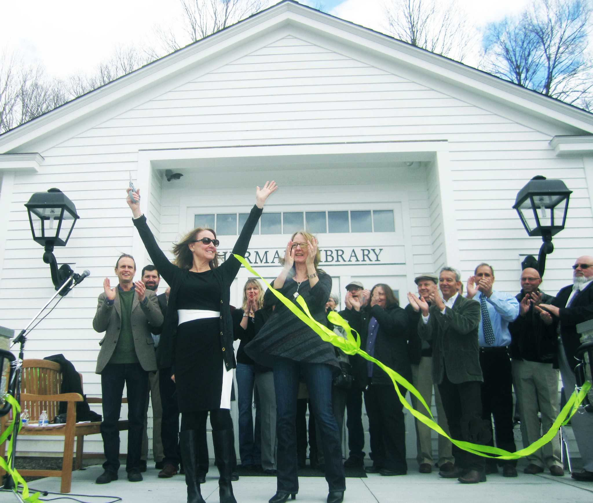 Sherman celebrates its expanded library