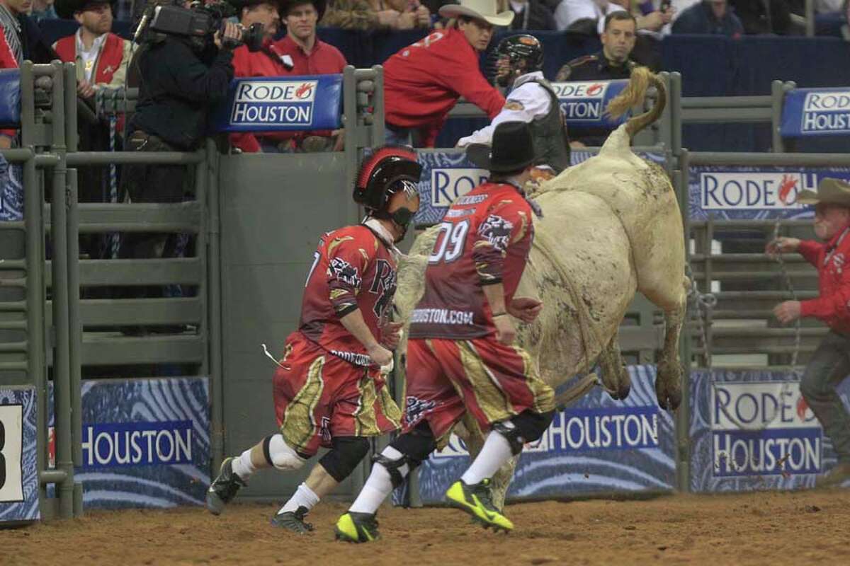 Bull riding at the rodeo gets closer look
