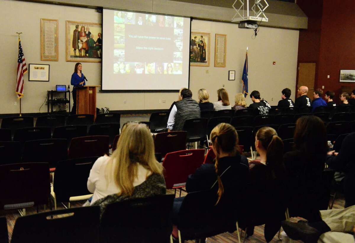 Crash victim reminds New Canaan of the dangers of distracted driving