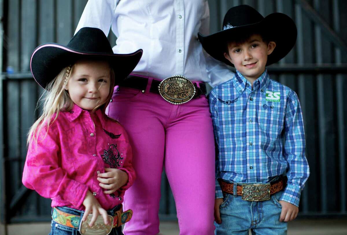 Rodeo competitors show their pride with trophy buckles