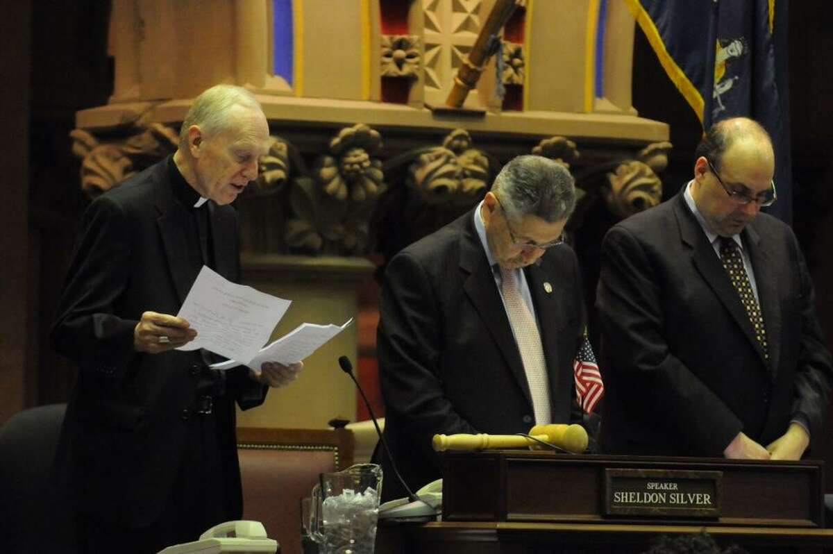Assembly honors Albany Bishop Emeritus Howard Hubbard