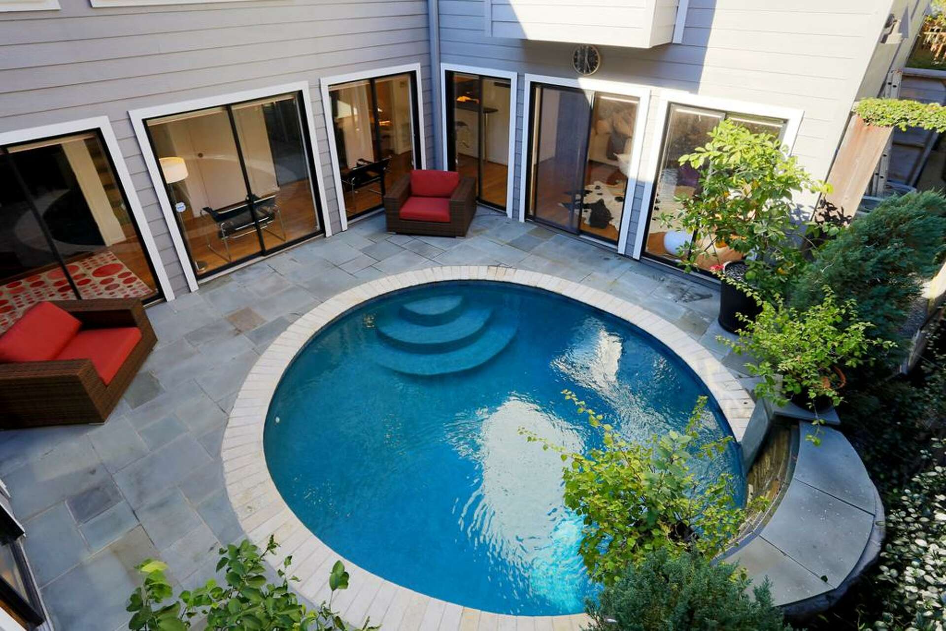 Houses with courtyards around town, by price