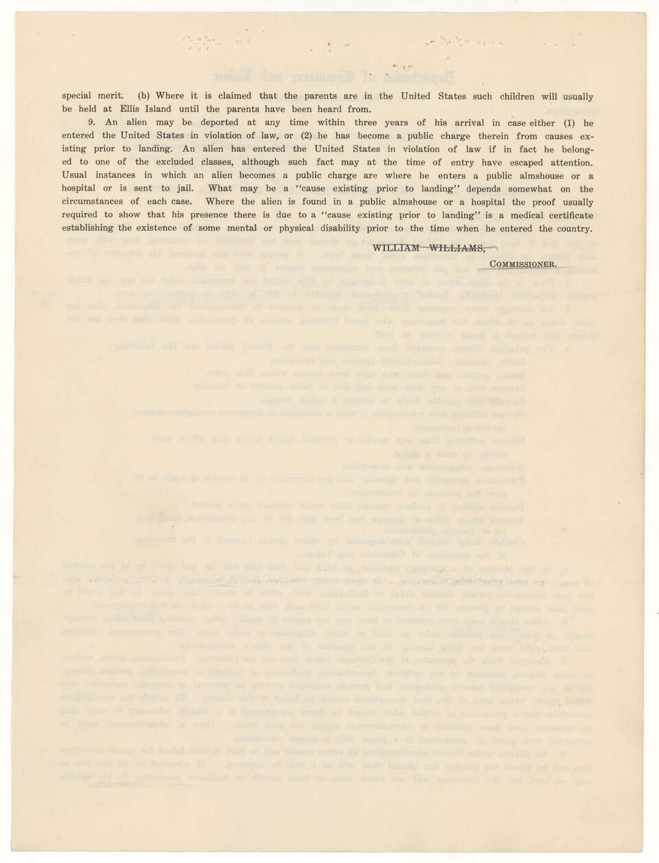 Galveston immigration letter from 1910 reveals stringent rules for ...