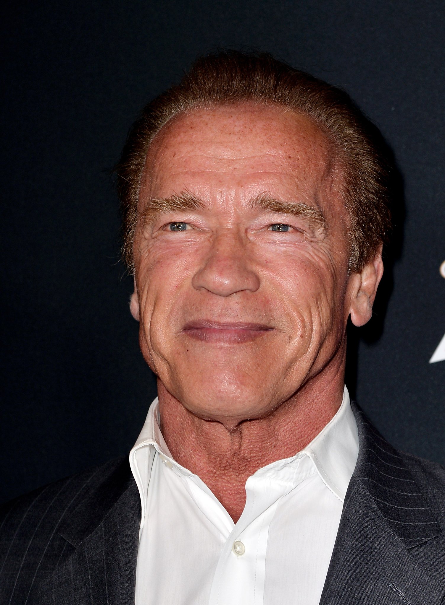 Schwarzenegger confident as ever, but barely recognizable