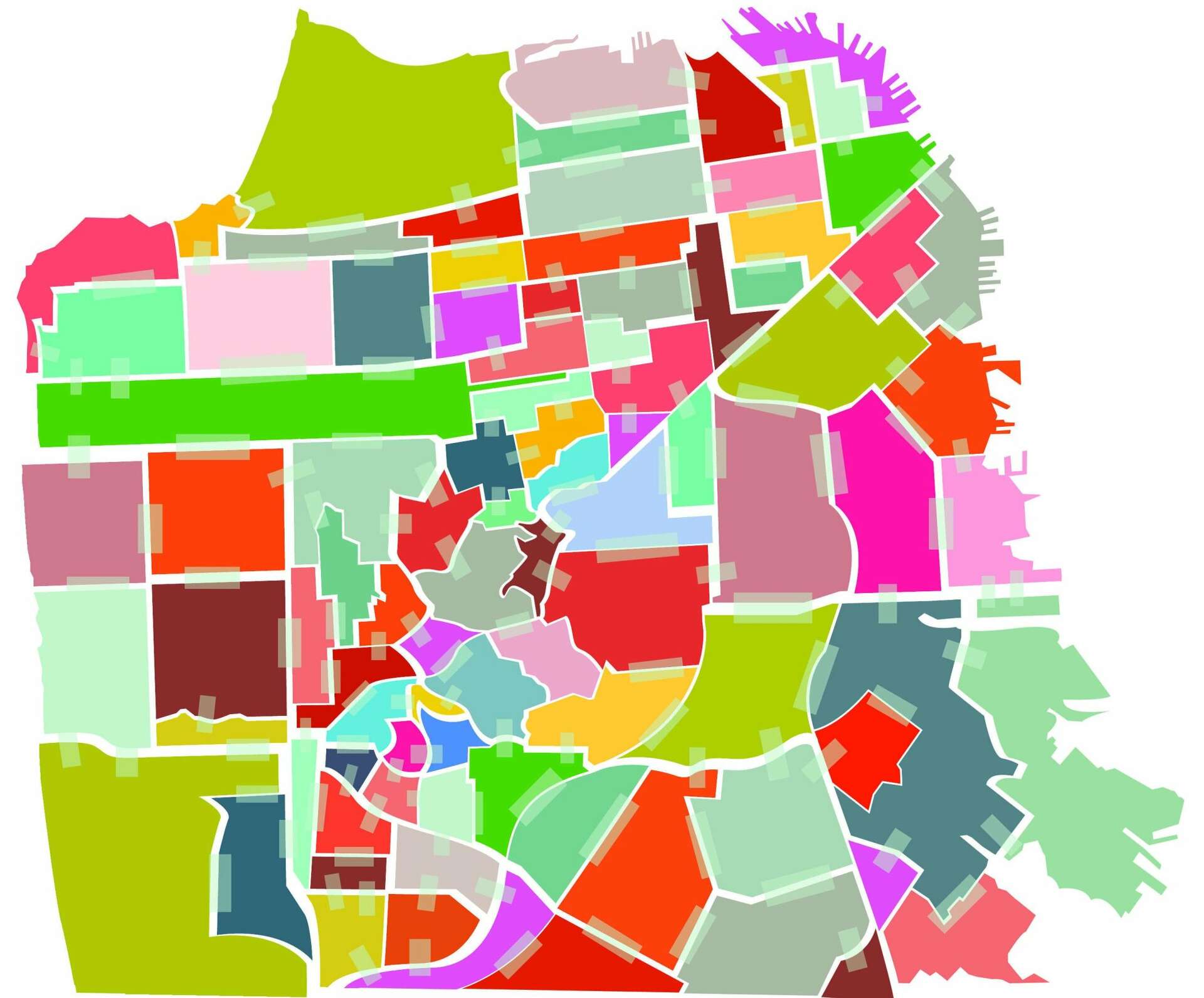 S.F. neighborhoods change names to map out new identity