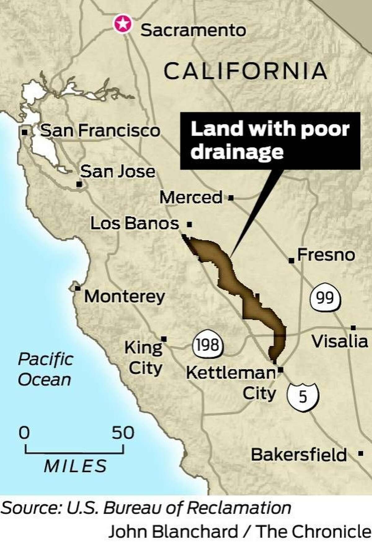 California drought: Central Valley farmland on its last legs