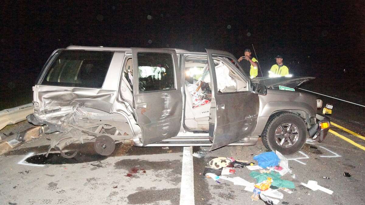 Three-SUV crash leaves 6 in critical condition