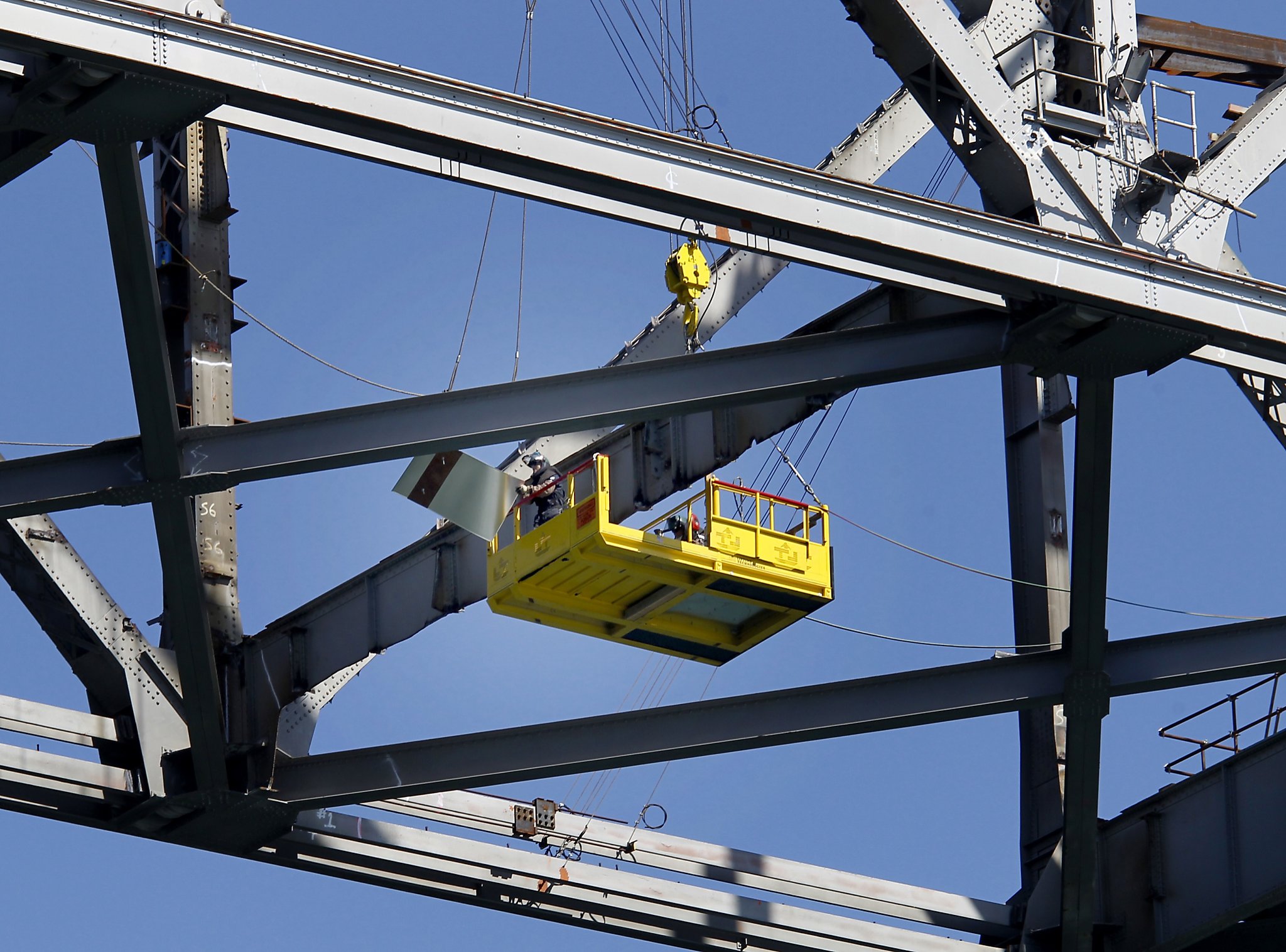 Bay Bridge teardown speeding up after delays