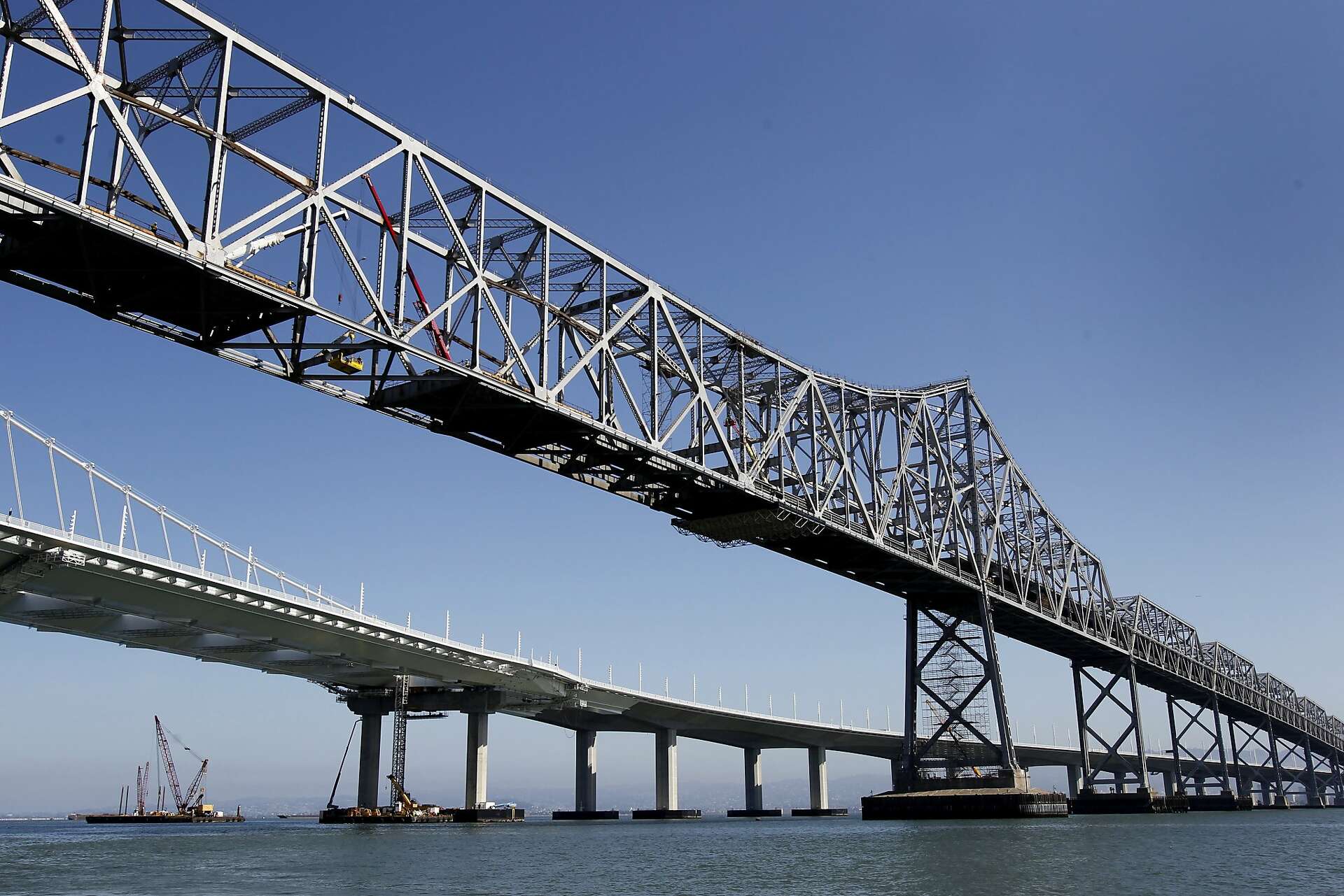 Bay Bridge teardown speeding up after delays