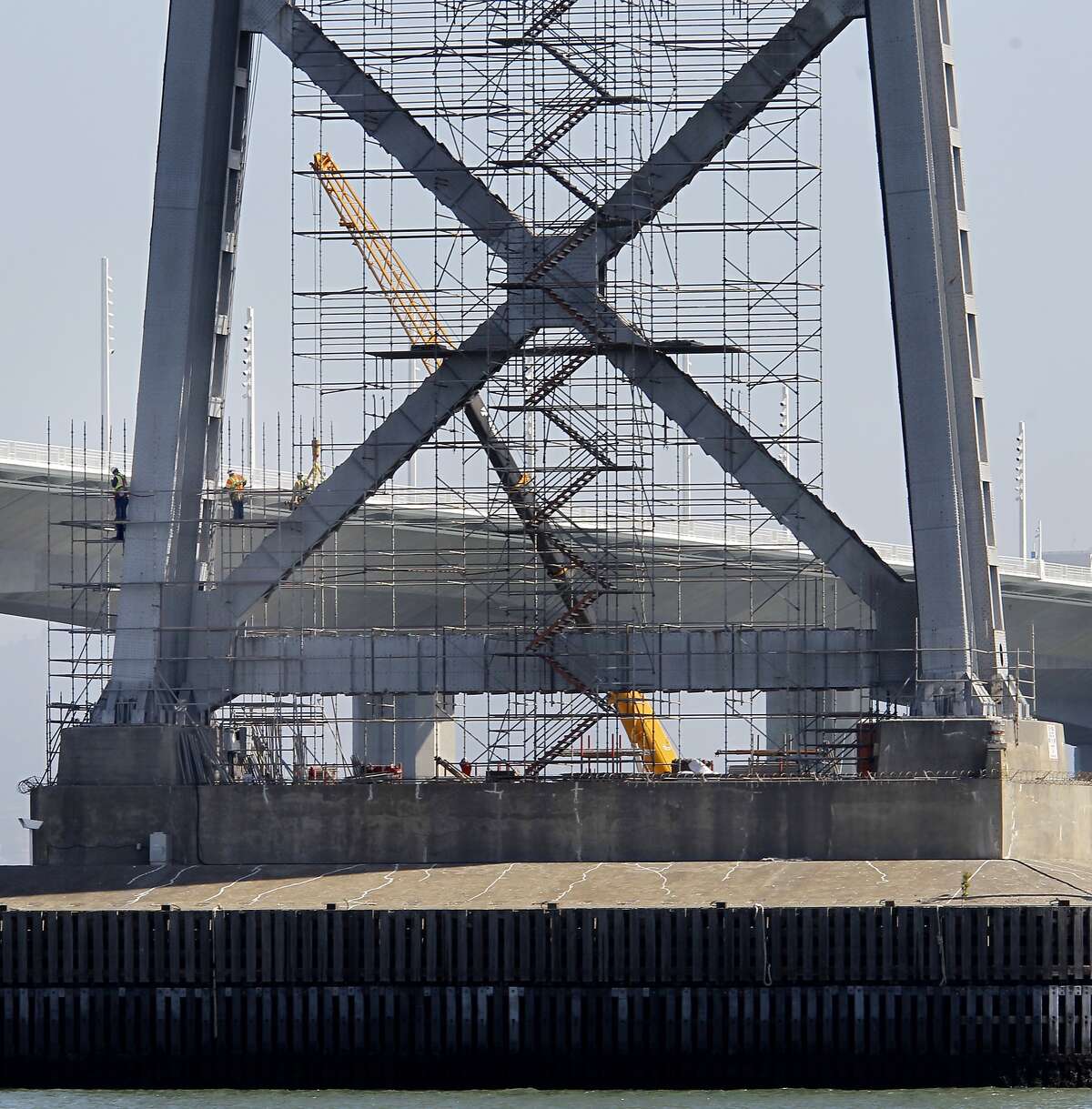 Bay Bridge teardown speeding up after delays