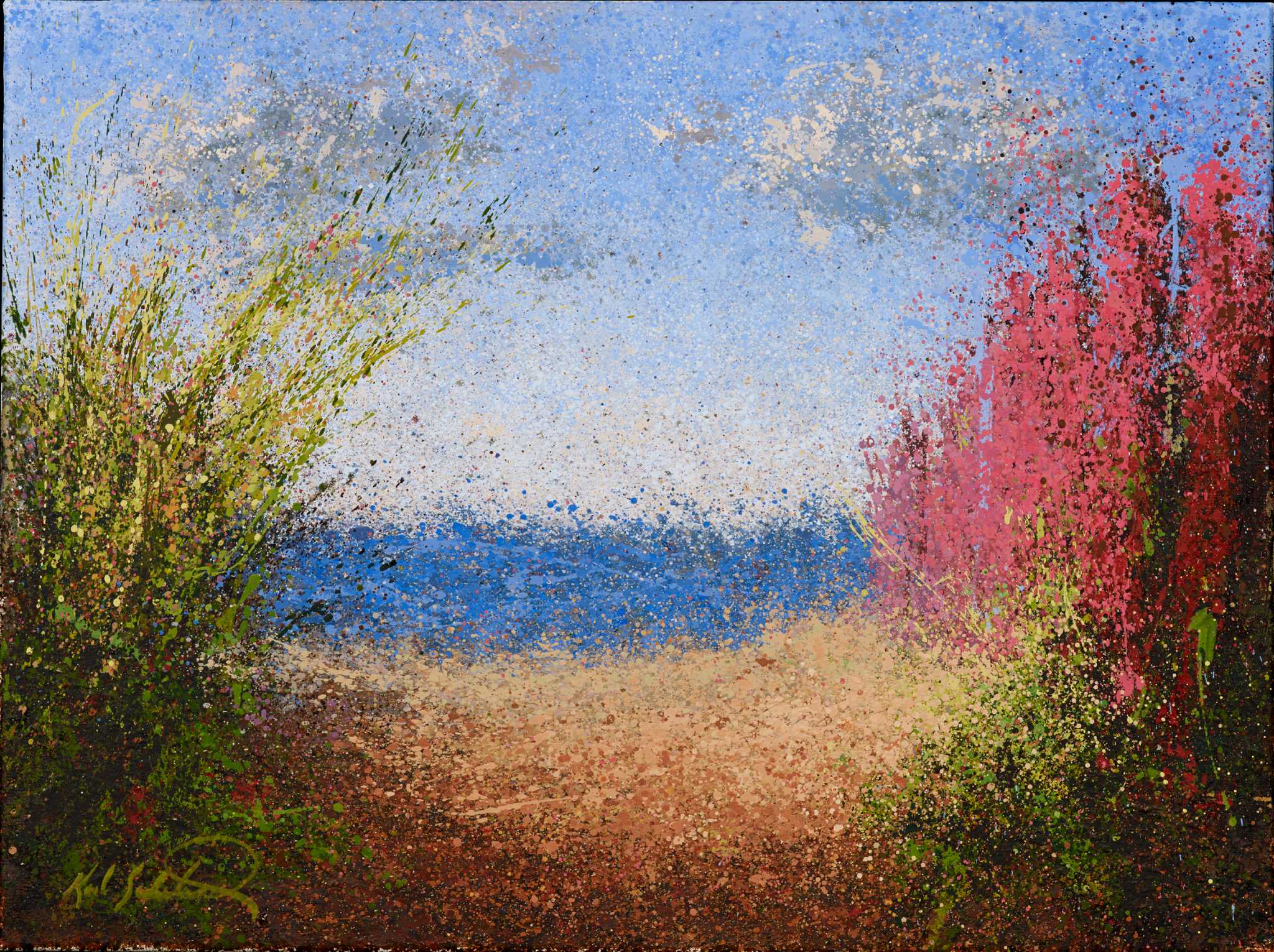 Soderlund's 'Splatter Art' featured at Geary Gallery