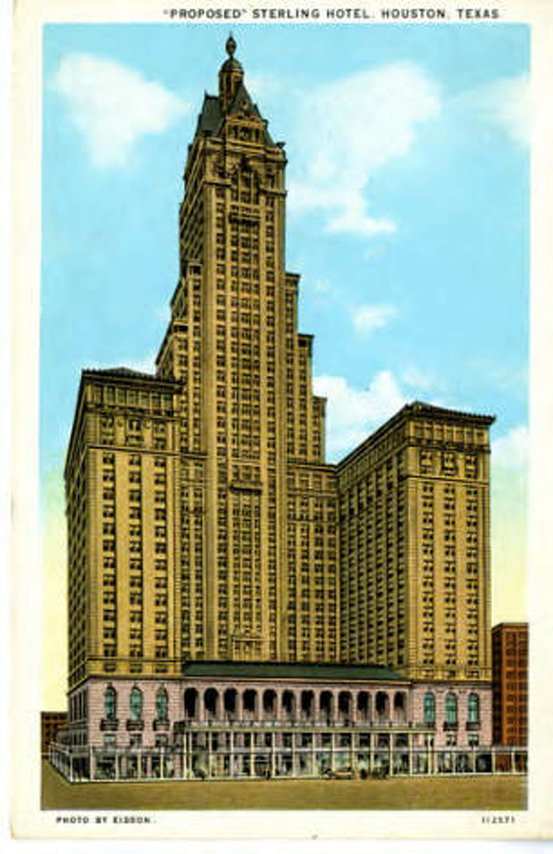 Architectural plans show how history thought Houston would look like