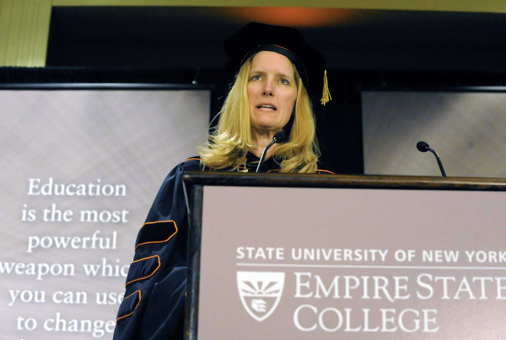 Pomp, pride for a new leader