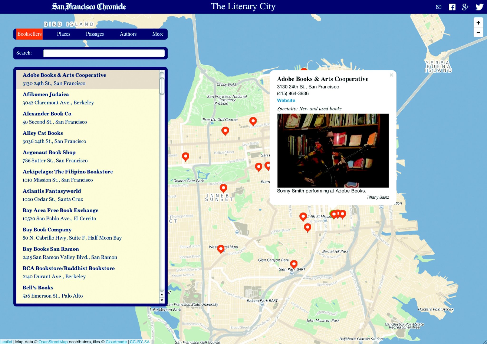 New stops on the literary map