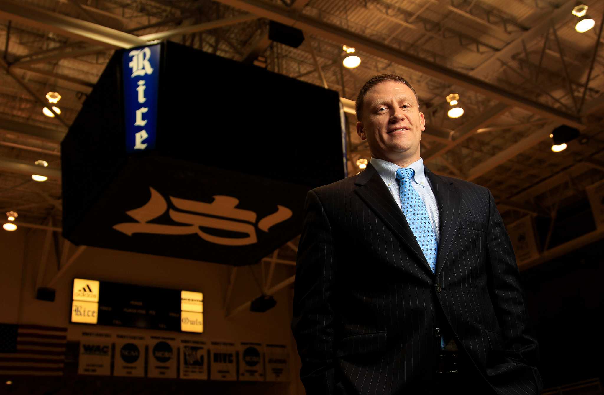 Mike Rhoades fulfills a dream at Rice