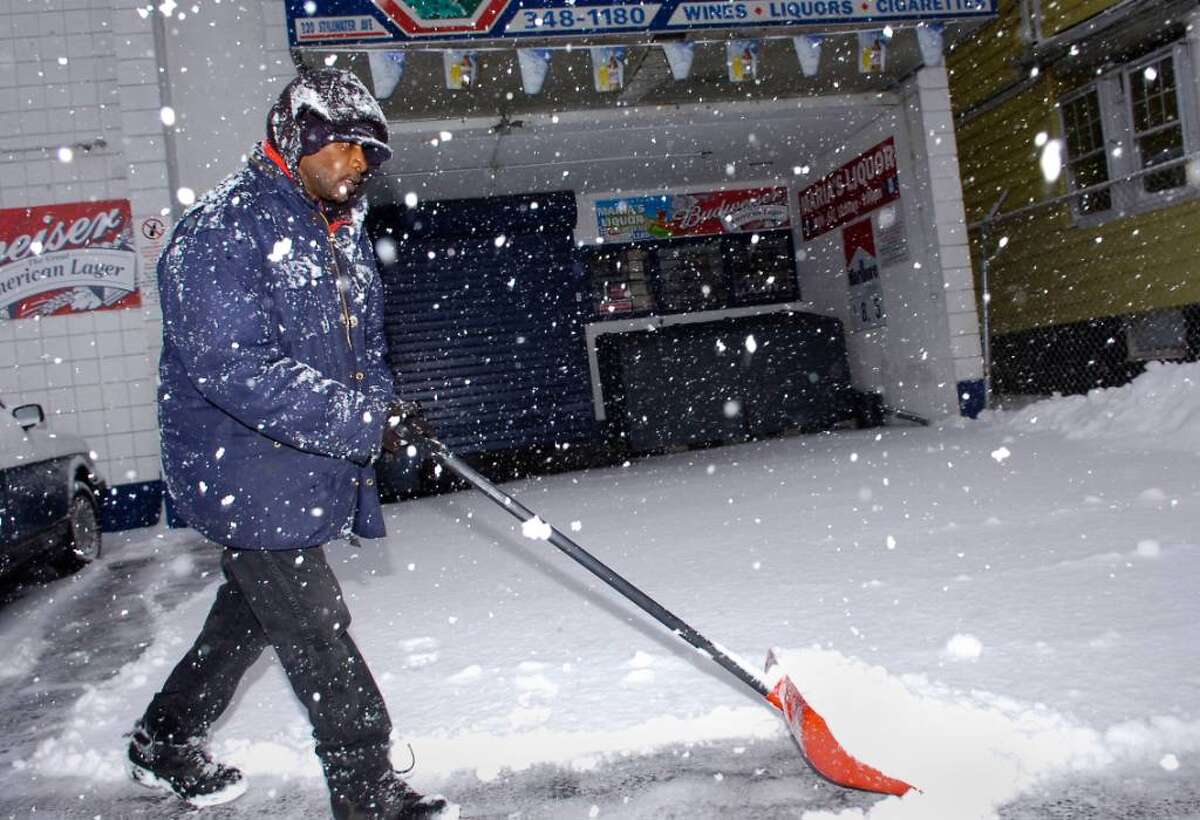 Winter storm hits hard, but not a knockout