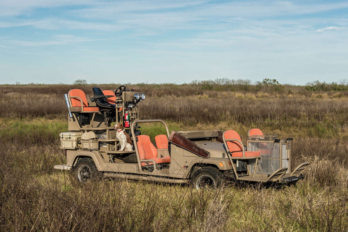 Everything is bigger in Texas, including bird-hunting trucks