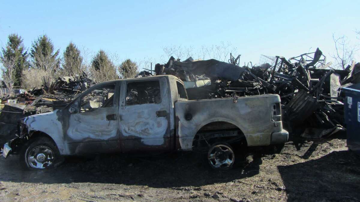 'Total destruction' in barn fire