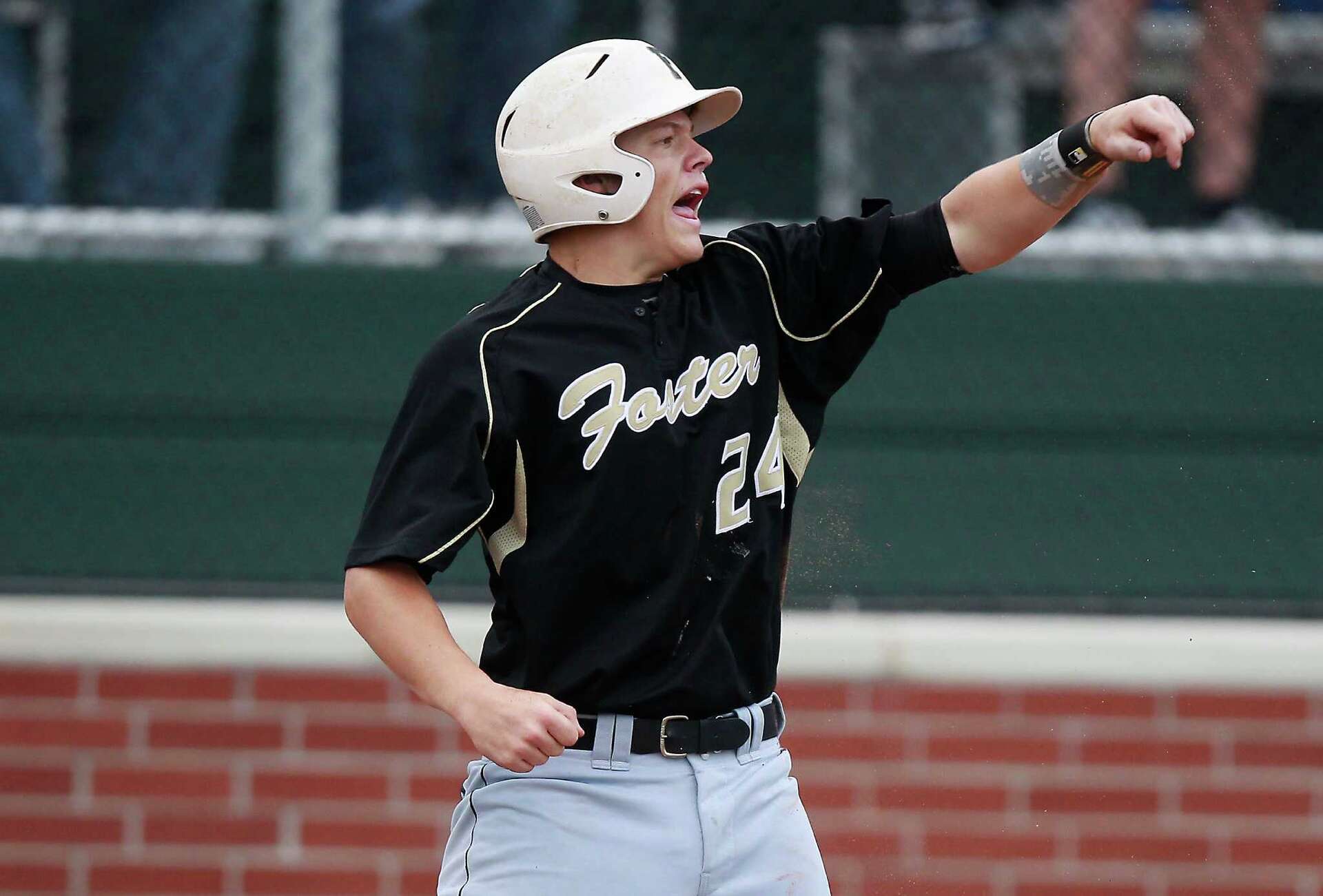 Foster baseball playing with a mission