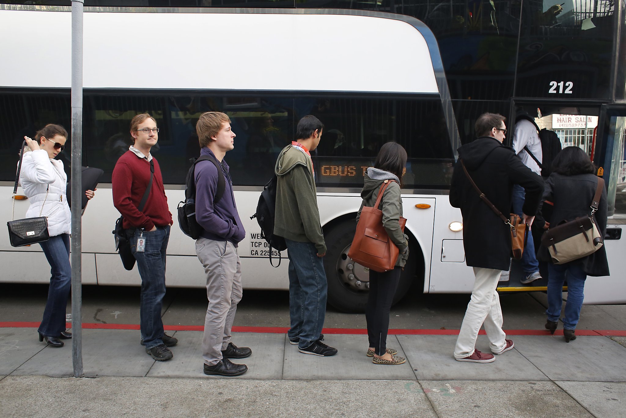 Google, other buses to take parking spaces