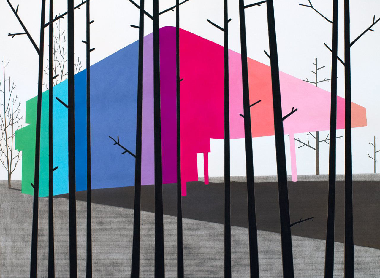 Artist explores the architecture of abstraction