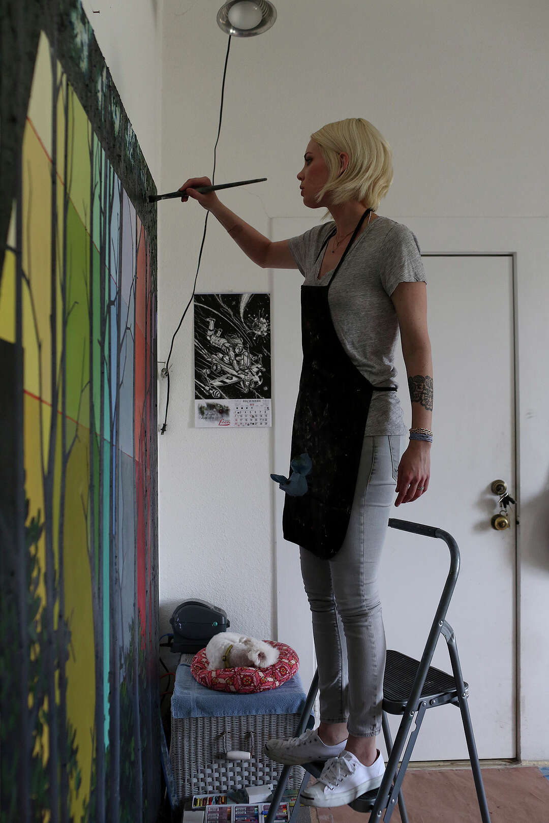 Artist explores the architecture of abstraction