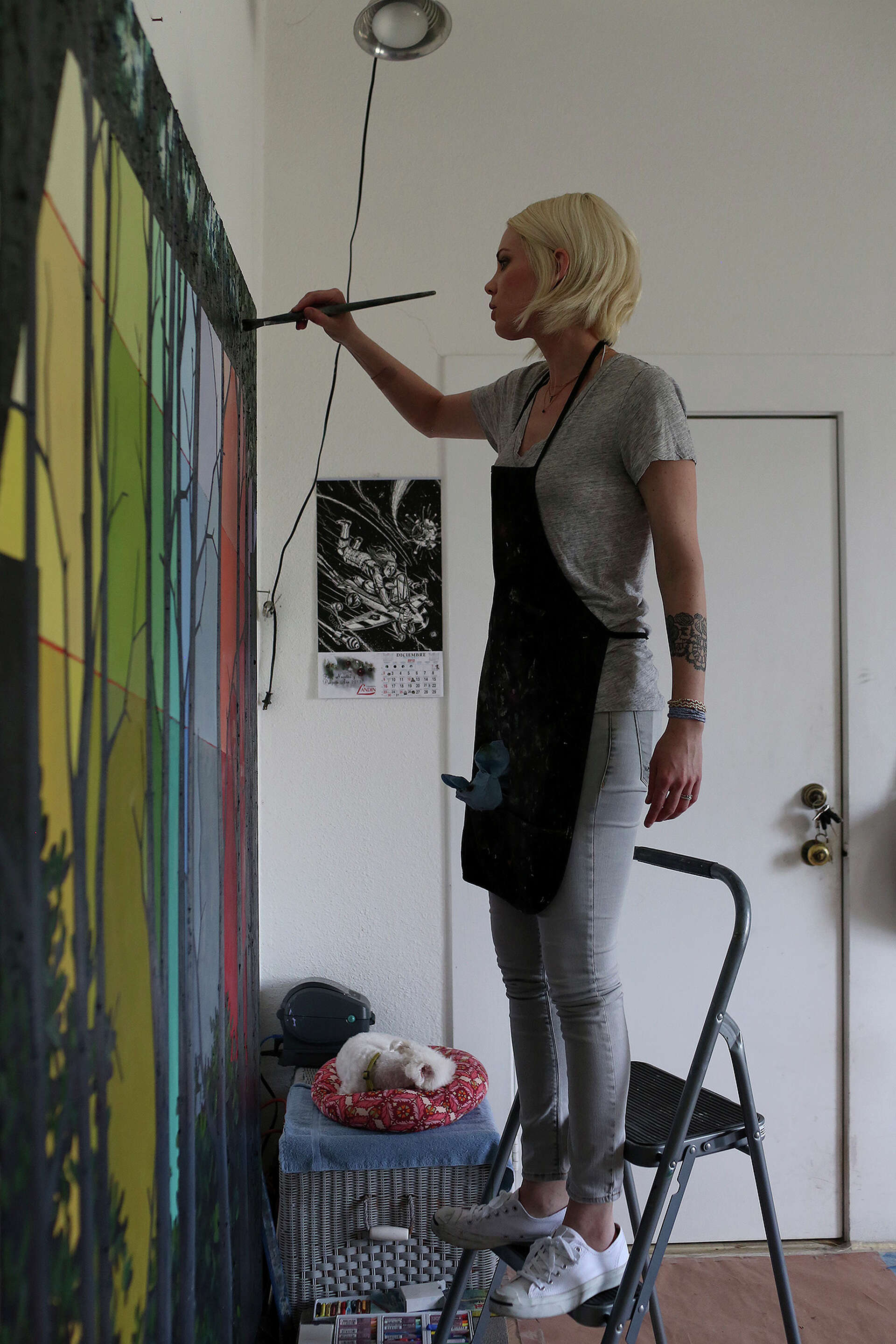 Artist explores the architecture of abstraction