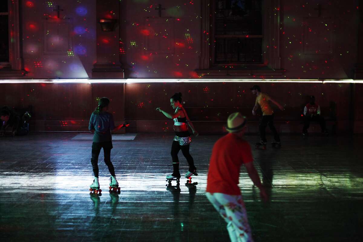 Old Sacred Heart Church site now a roller-skating sanctuary