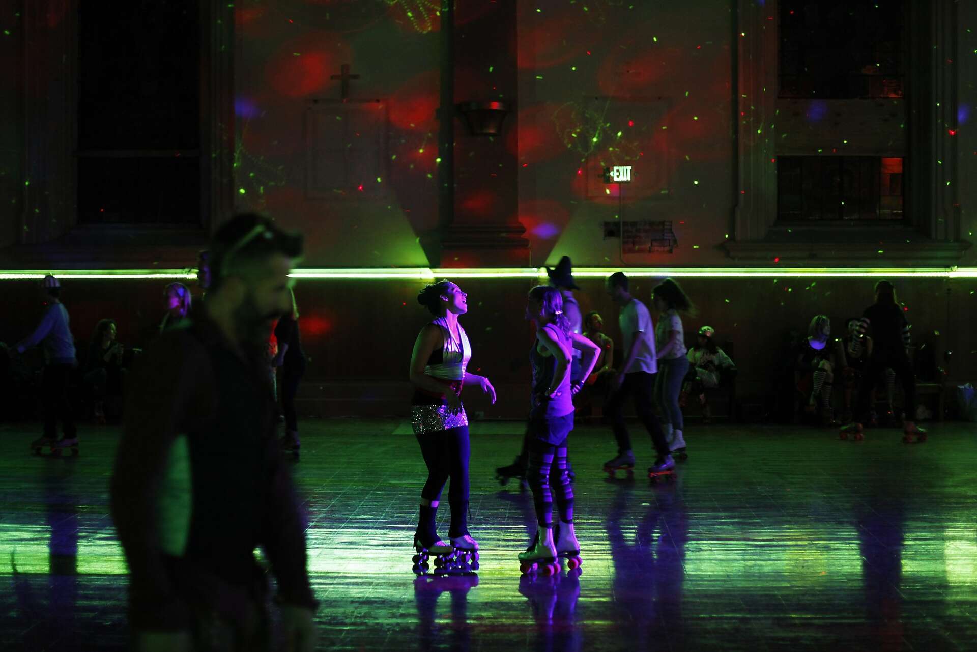 Old Sacred Heart Church site now a roller-skating sanctuary